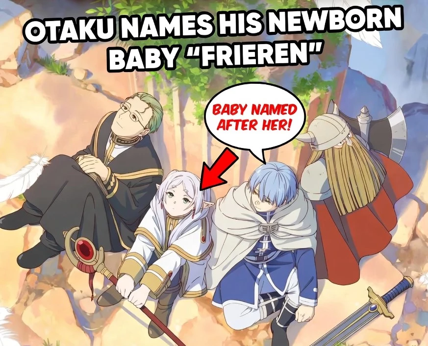 The Supreme Level of Fanaticism: Otaku Names His Newborn Baby "Frieren ...